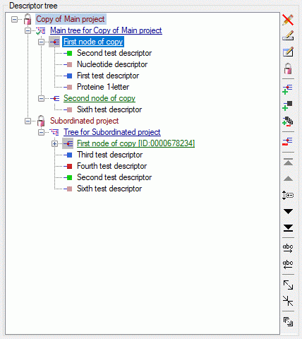 Edit Project Trees :: DiversityWorkbench